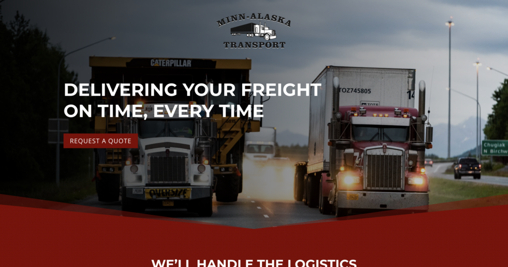 Over The Road Trucking | Minn-Alaska Transport | USA & Canada - Minn ...